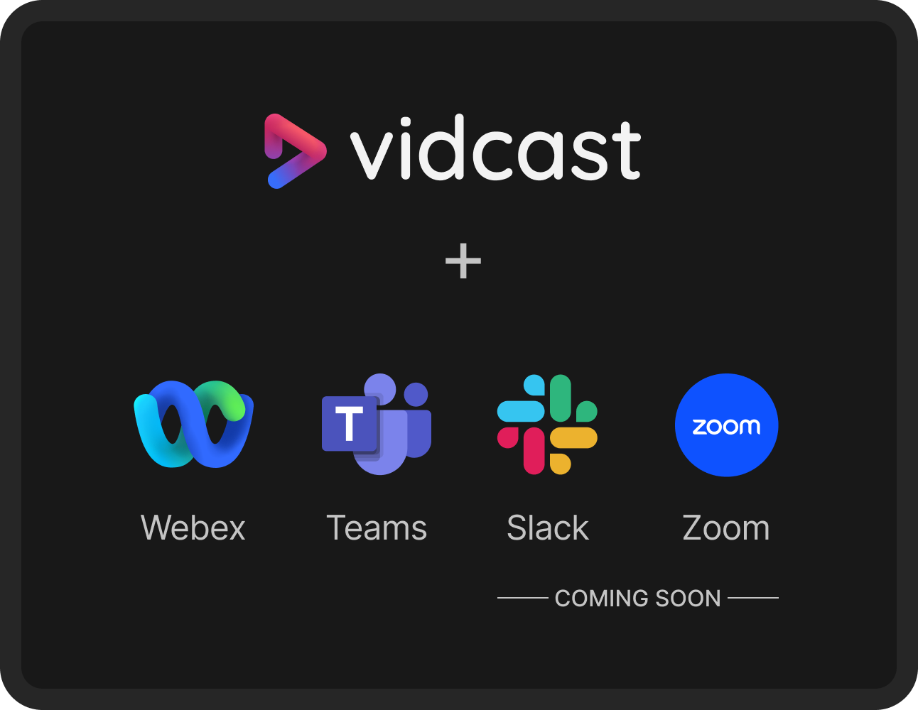 Vidcast - Record. Share. Engage.